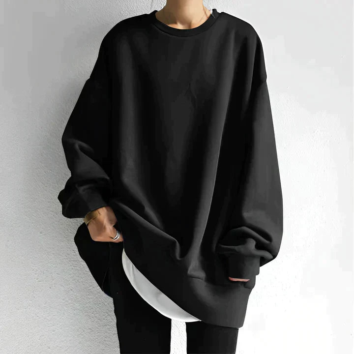 Sally | Oversized round neck jumper for women